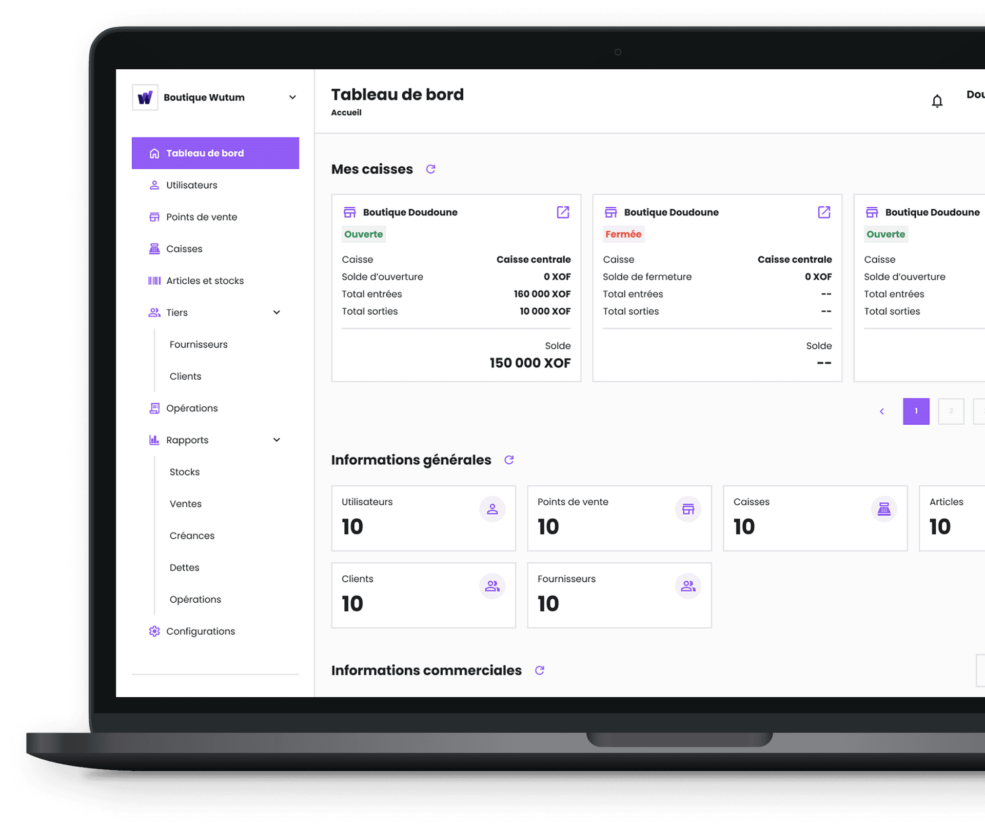 Wutum - Manage your business simply